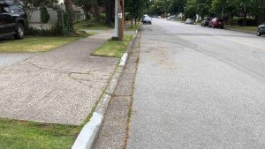 What Does A Curb Painted White Mean
